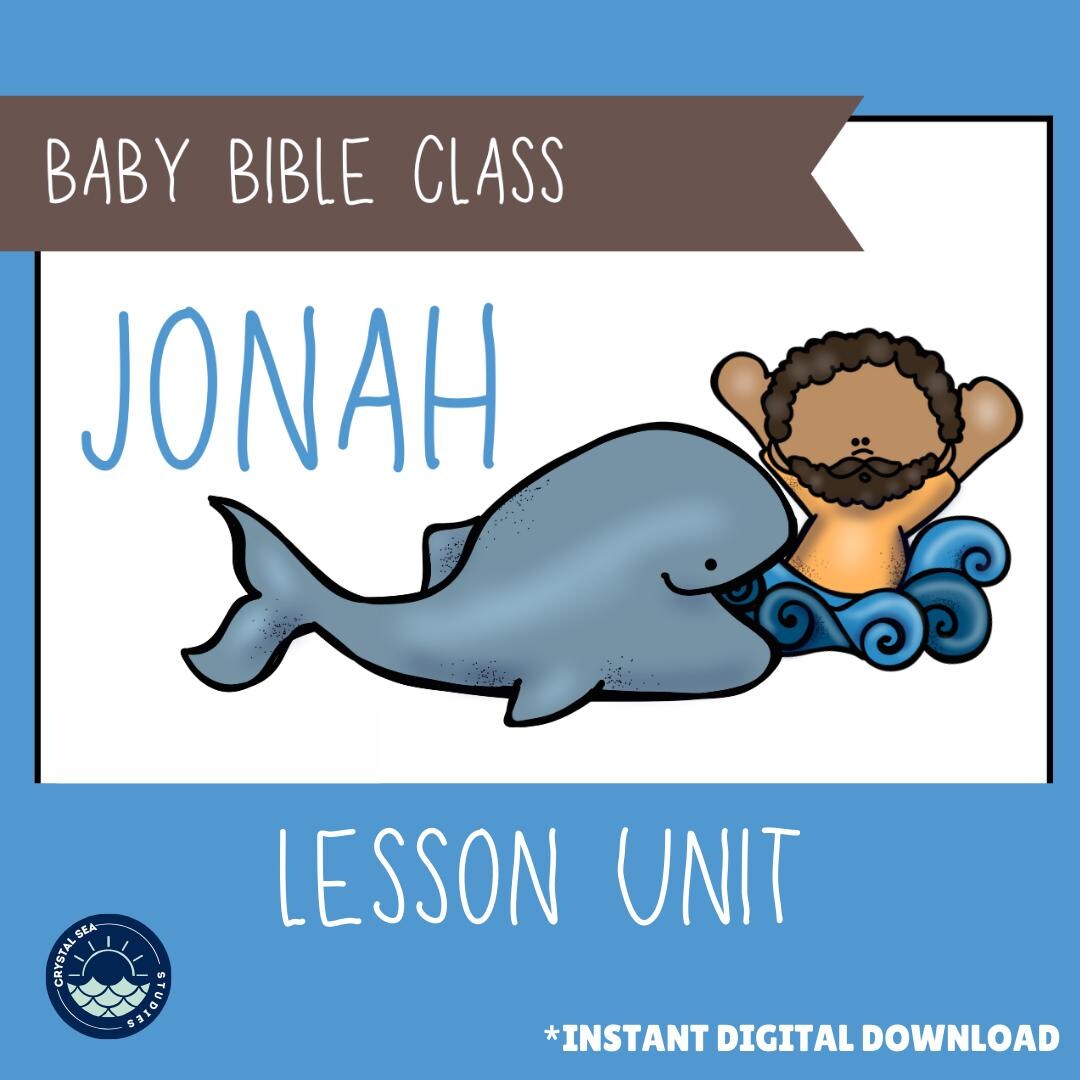 Baby Bible Class Lesson Unit: Jonah Curriculum - Etsy