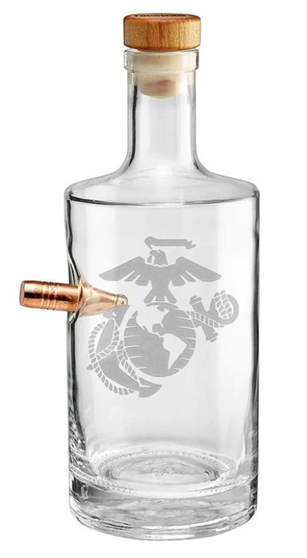 Benshot USMC Bullet Decanter - Etsy