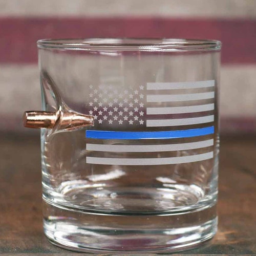 Thin Blue Line Cross Police Officer Gift TBL Flag Cross - Etsy