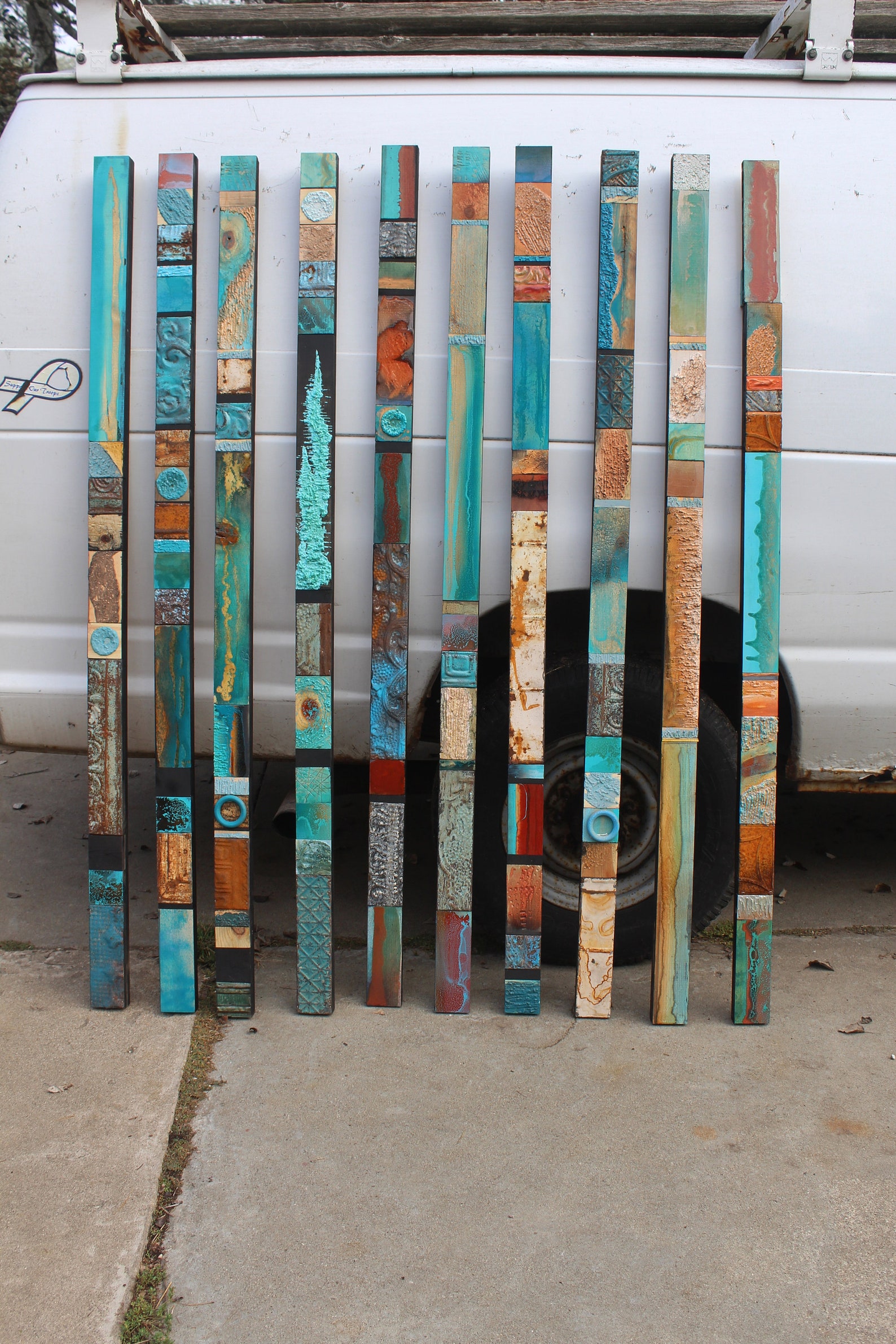 Navajo Desert Sky Buy 1 Soul Metal Totem or 35 Pi Set Handmade - Etsy