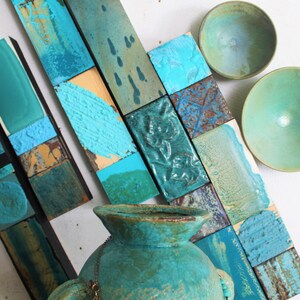 Color Lovers Turquoise Blue Native Modern Rustic Textured Wood - Etsy ...