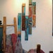 Apache Red Totems Over Sized Large Relief Metal Wood Wall Texture ...