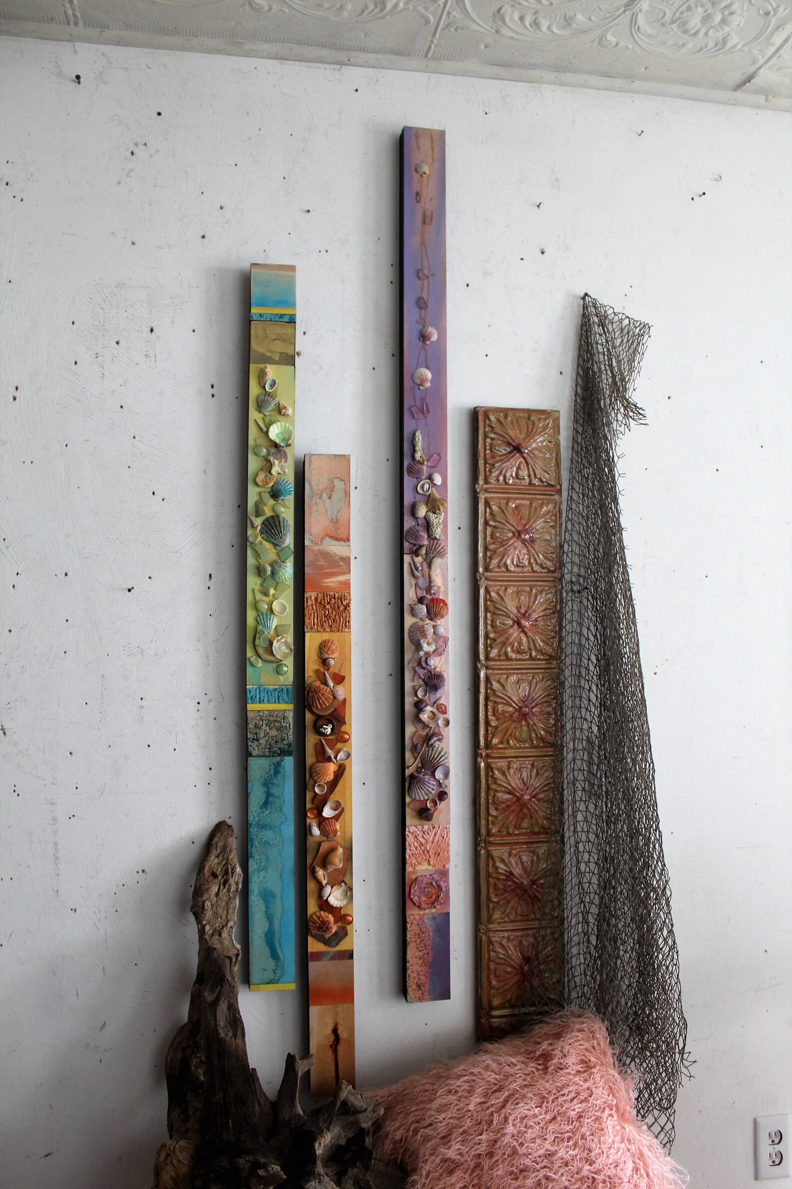 Turquoise Blue Sky Soul Totems Beach Ocean Lover Glazed Tin | Etsy