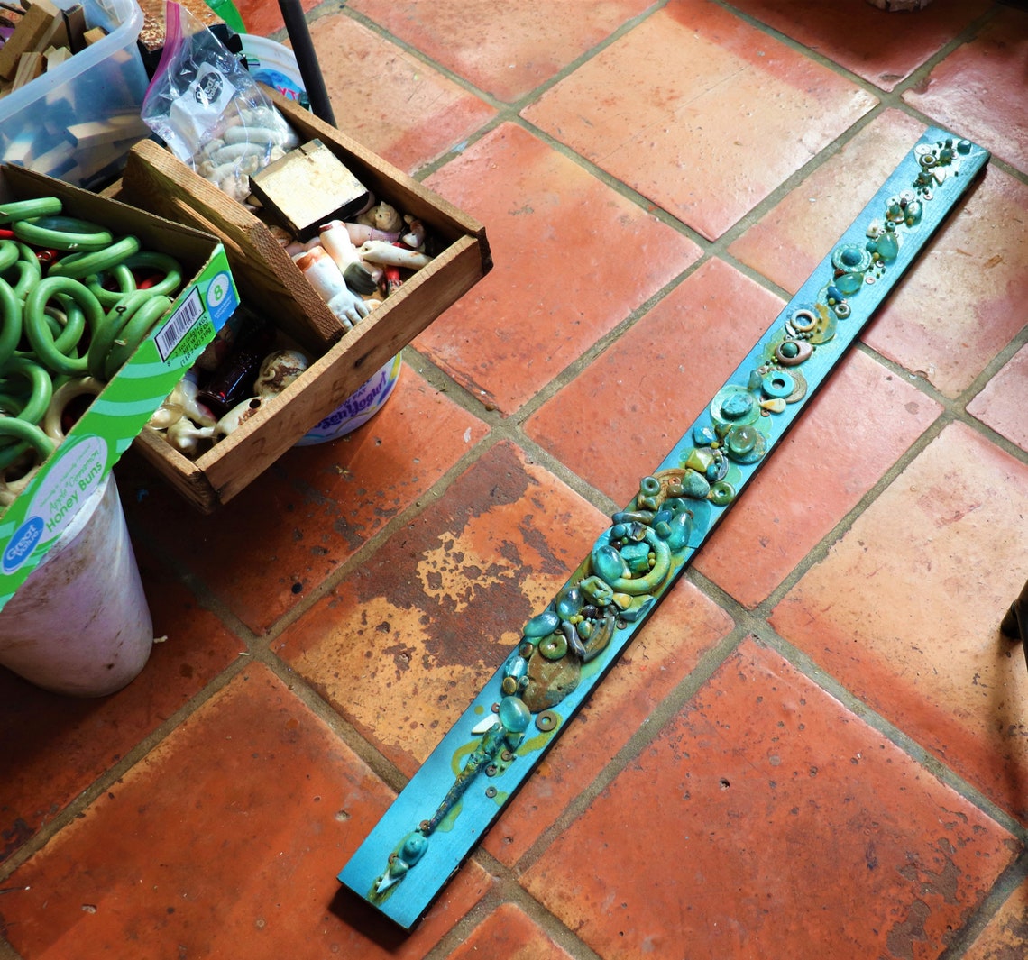 Organic Found Object Abstract Art Decor Panels Totem Pole - Etsy