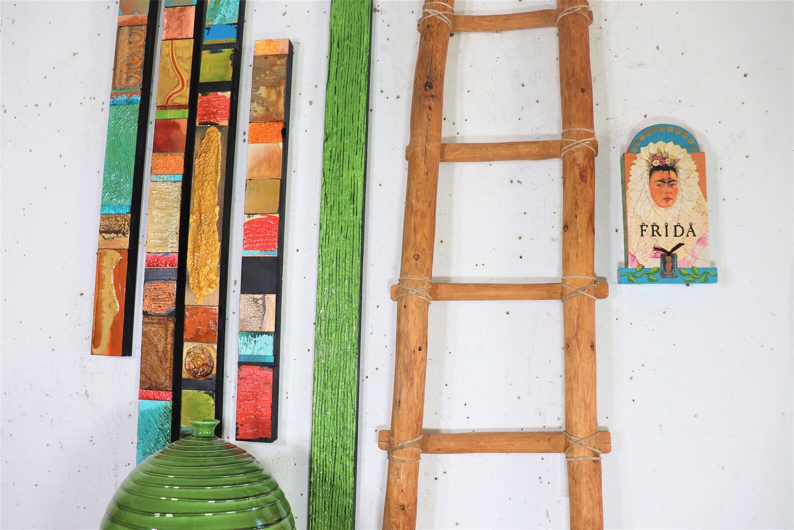 Colorful Story Sticks Totem Modern Contempory Home Garden - Etsy