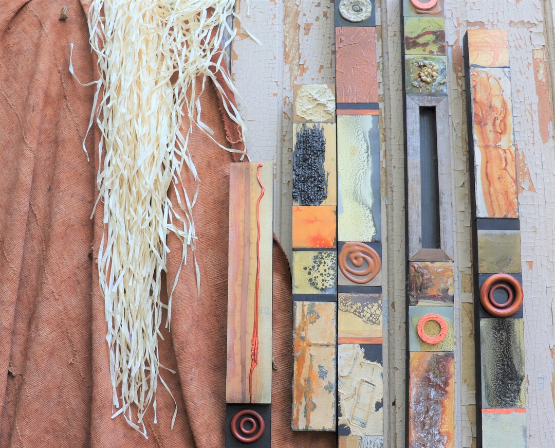 SUPER SALE Indoor Outdoor Fall Decor 5 Abstract Tan Natural Lover Tall ...