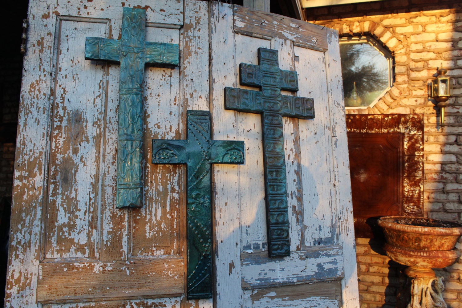 Metal Art Cross Inspired Pueblo Isleta Cross Collection - Etsy