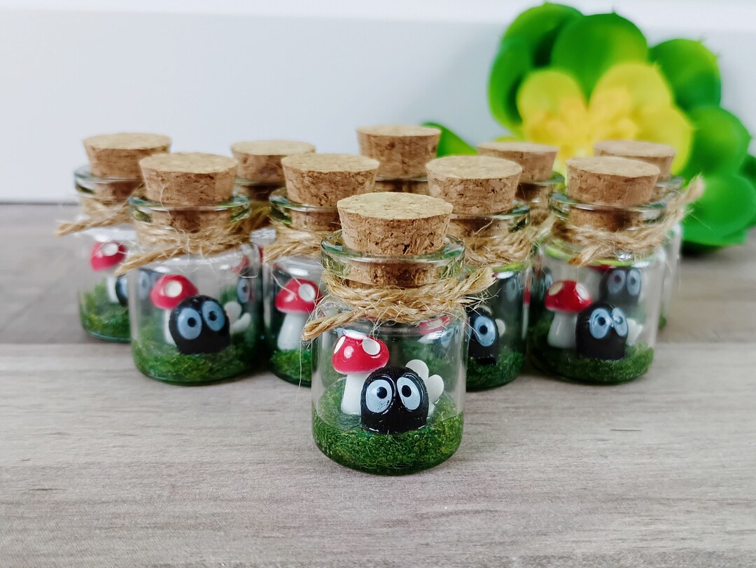 Tiny Rock Sprite in a Jar | Kawaii Paperweight | Cute Desk Decor | Cute ...