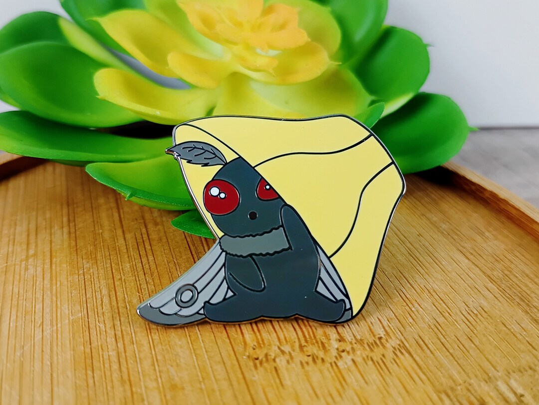Little Moth Man Hard Enamel Pin | Cryptids | West Virginia Legends ...