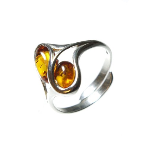Honey Natural Baltic Amber Ring Natural Amber Jewelry - Etsy