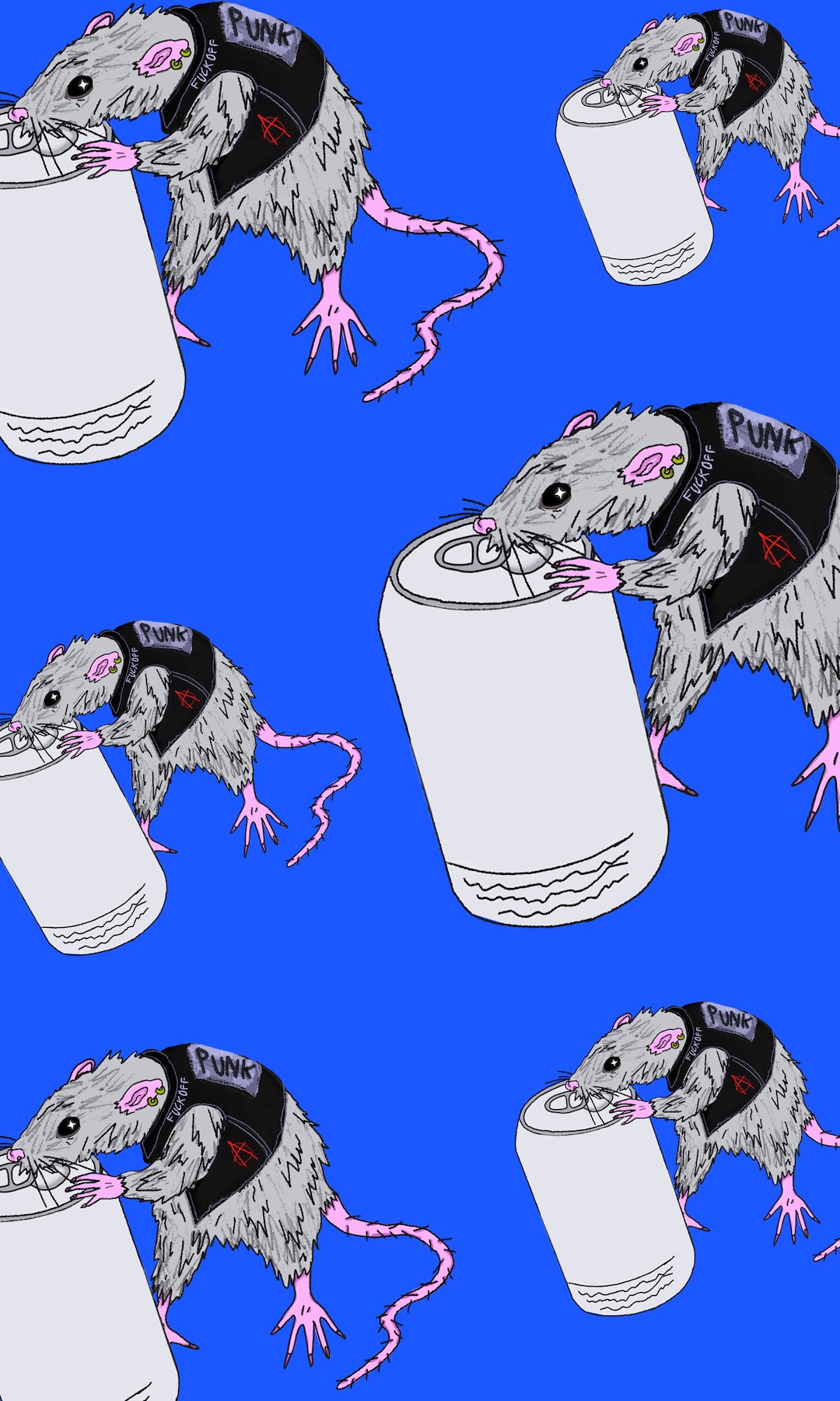 Rat Punk Phone Backgrounds - Etsy