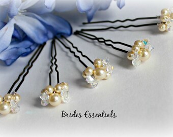 Something Blue Pins Wedding Hair Pins Bridal Hair Piece | Etsy