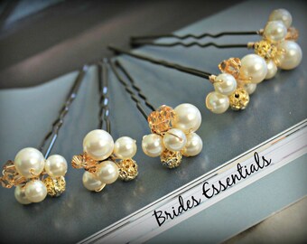 Something Blue Pins Wedding Hair Pins Bridal Hair Piece | Etsy