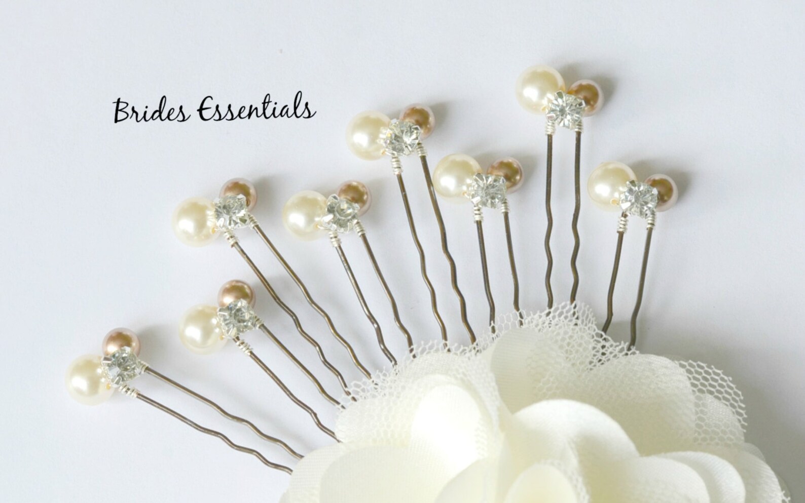 Set of 8 Hair Pins Wedding Hair Pins Bridal Hair Piece Prom - Etsy