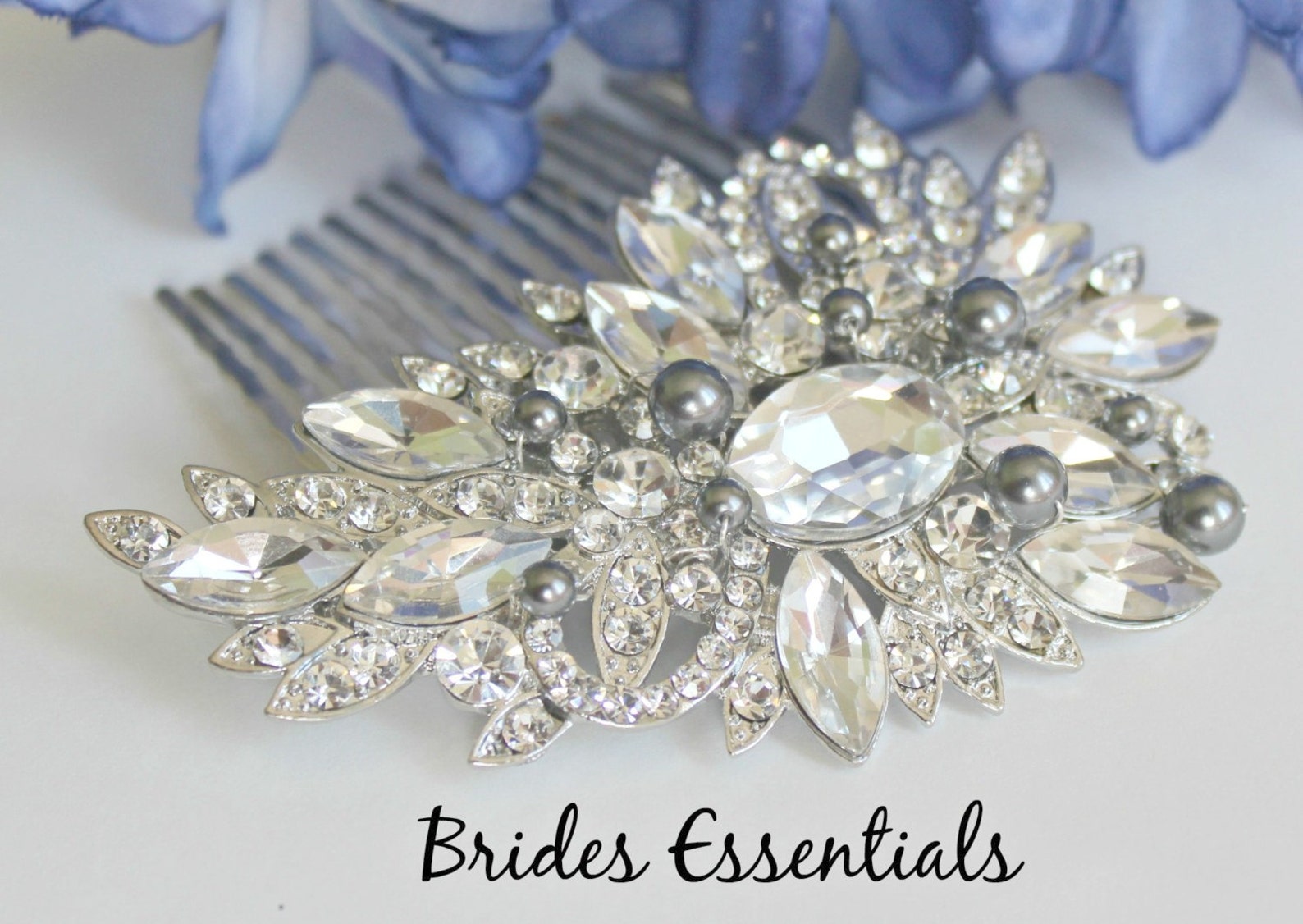 Vintage Comb, Rhinestone Comb, Bridal Crystal Comb, Wedding Hair Comb ...