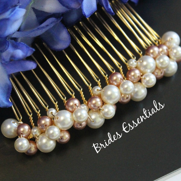 Pearl Hair Comb - Etsy