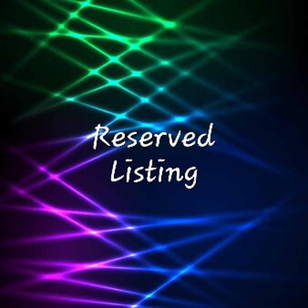 Reserved Listing - Etsy