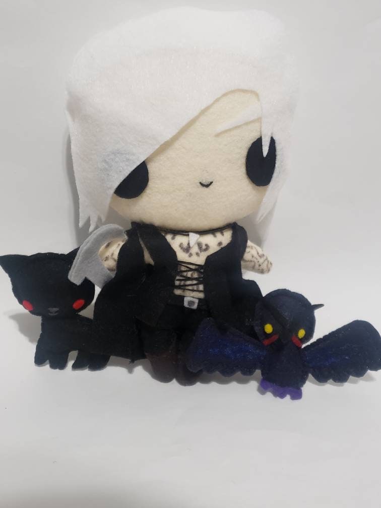 Devil May Cry 5 V (white Hair) W/ Griffon & Shadow Chibi Kawaii Cute - Etsy