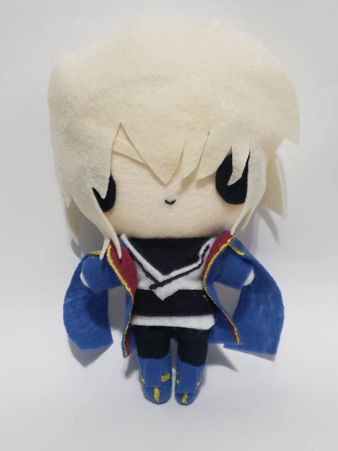 Blazblue Jin Kisaragi Inspired Plush Chibi Kawaii Cute Fanart - Etsy