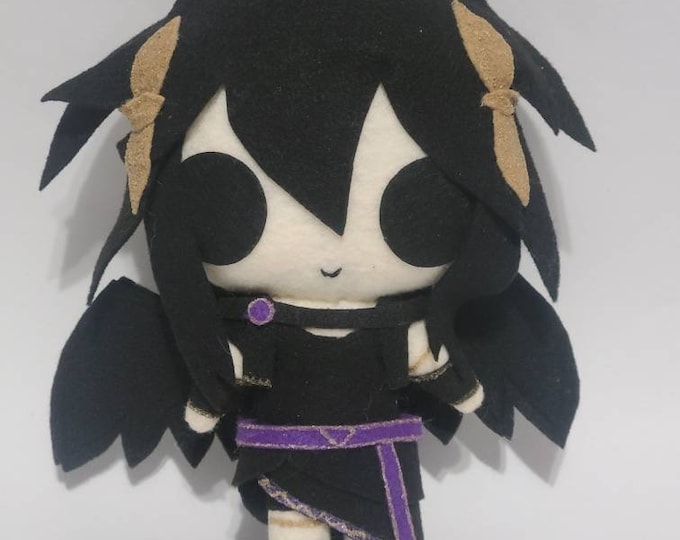 Dark Pit Inspired Plush Chibi Kawaii Cute Fanart - Etsy