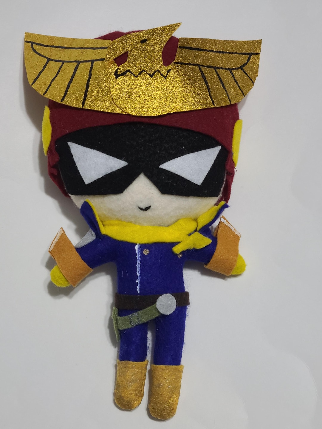 Captain Falcon Inspired Plush Chibi Kawaii Cute Fanart - Etsy
