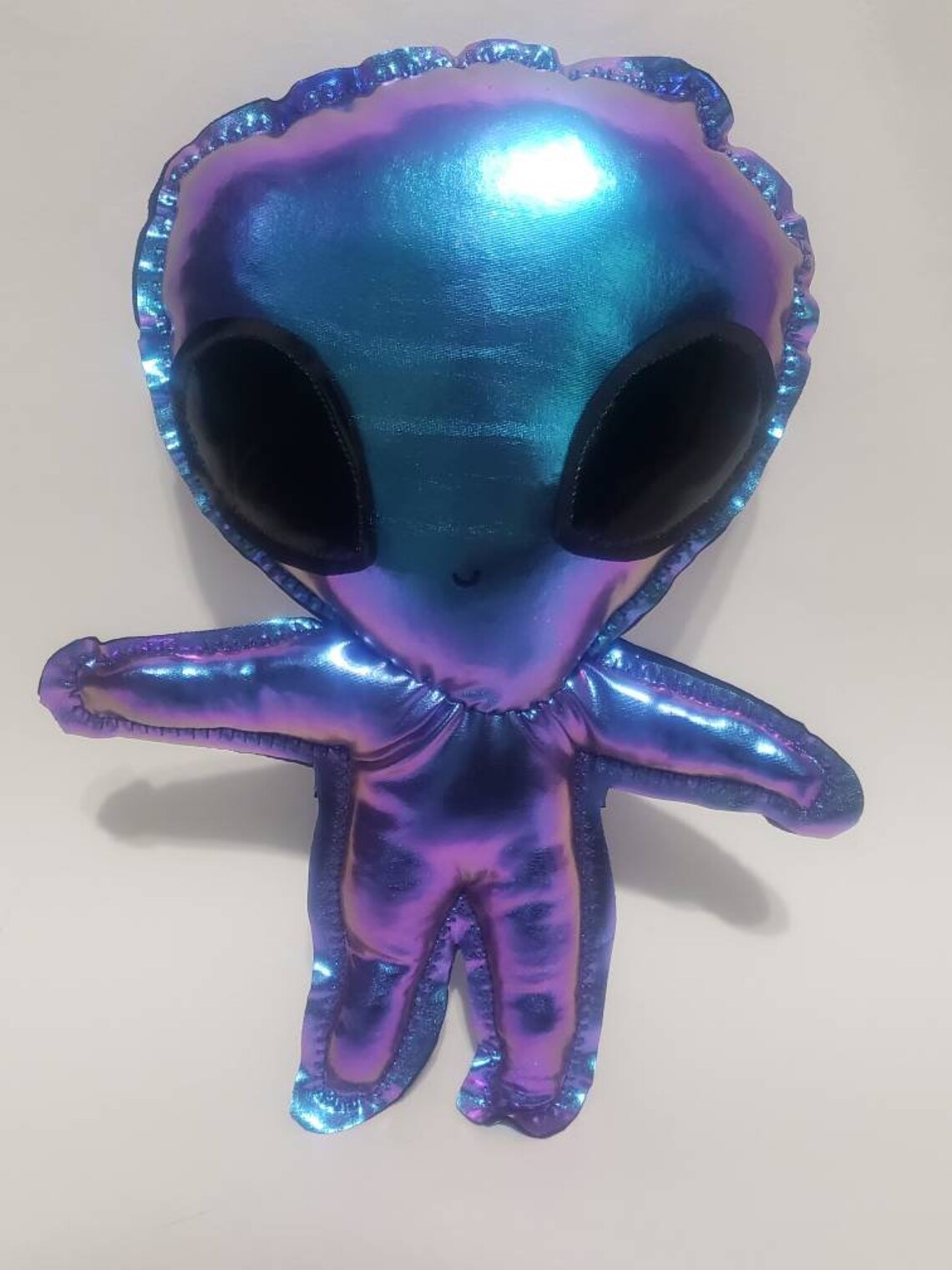 Blue/purple Iridescent Alien Plush Chibi Kawaii Cute | Etsy