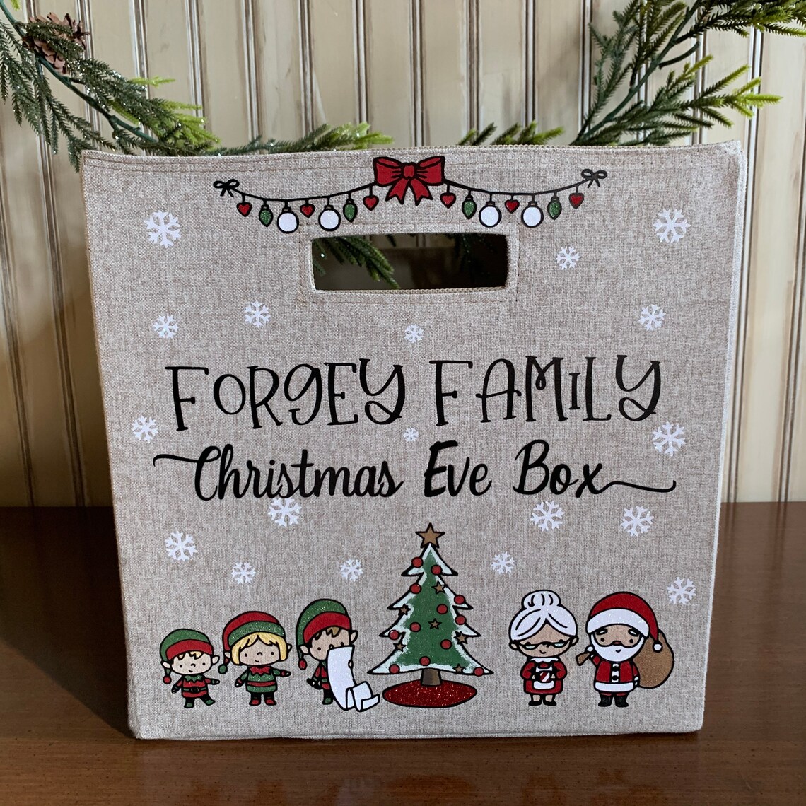 Santa and Family Christmas Eve Box Family Traditions - Etsy