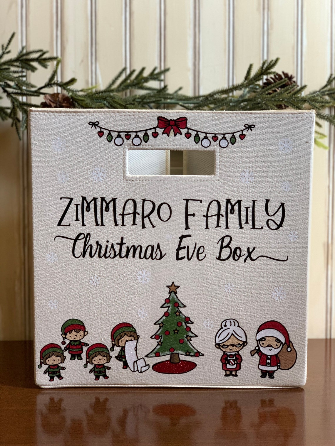 Santa and Family Christmas Eve Box Family Traditions - Etsy