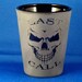 Last Call Skull Etched Shot Glass Blackout Glassware Unique - Etsy