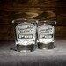 Custom Shot Glass With Retro Pub Label Design, Personalized Whiskey ...
