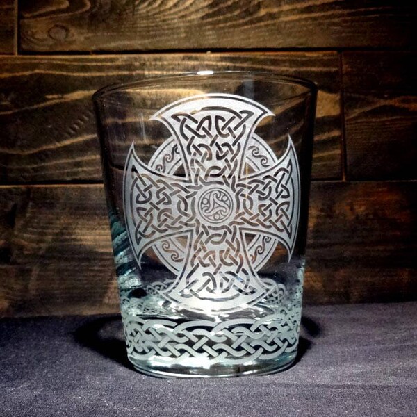 Etched Cross - Etsy