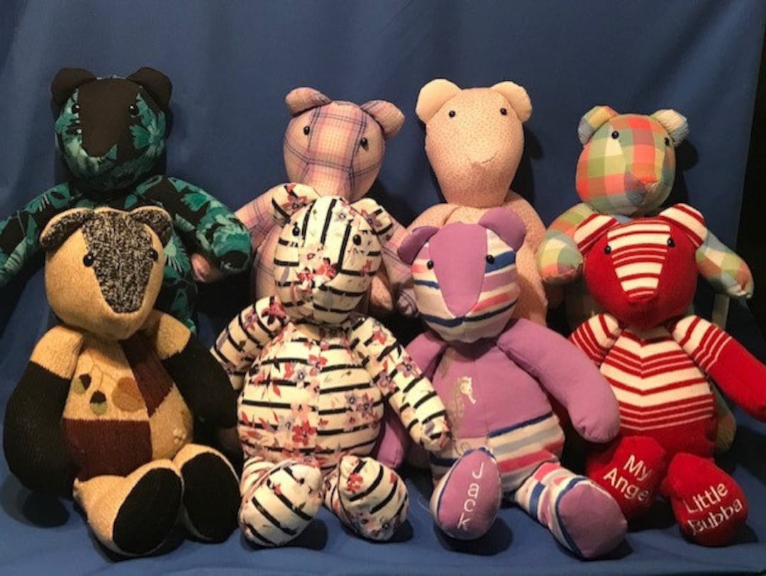 Custom Memory Keepsake Bear {made From Clothing From Someone Special to ...
