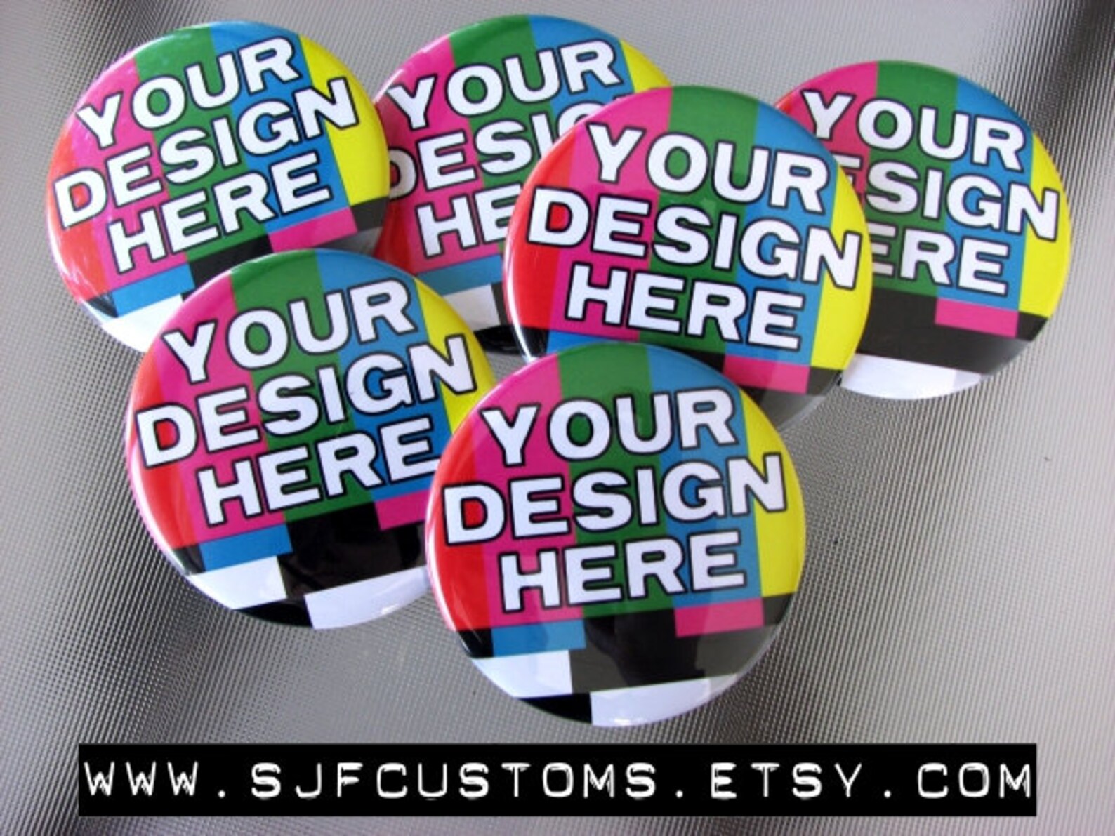 Party Favors / Promotional Items / Personalized Gifts / 50 CUSTOM 2.25 ...