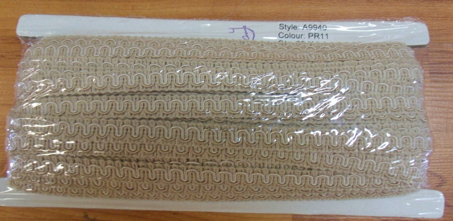Conso Scroll Braid Gimp 1/2" Inch Wide Color Tan (36 Yards Roll) for ...