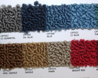 Automotive Loop Carpet Dorsett 301 Black by the Yard 40 Inches Wide ...