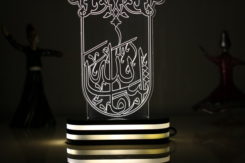 Original Handmade Islamic Calligraphy 3 D LED Lighted Islamic - Etsy