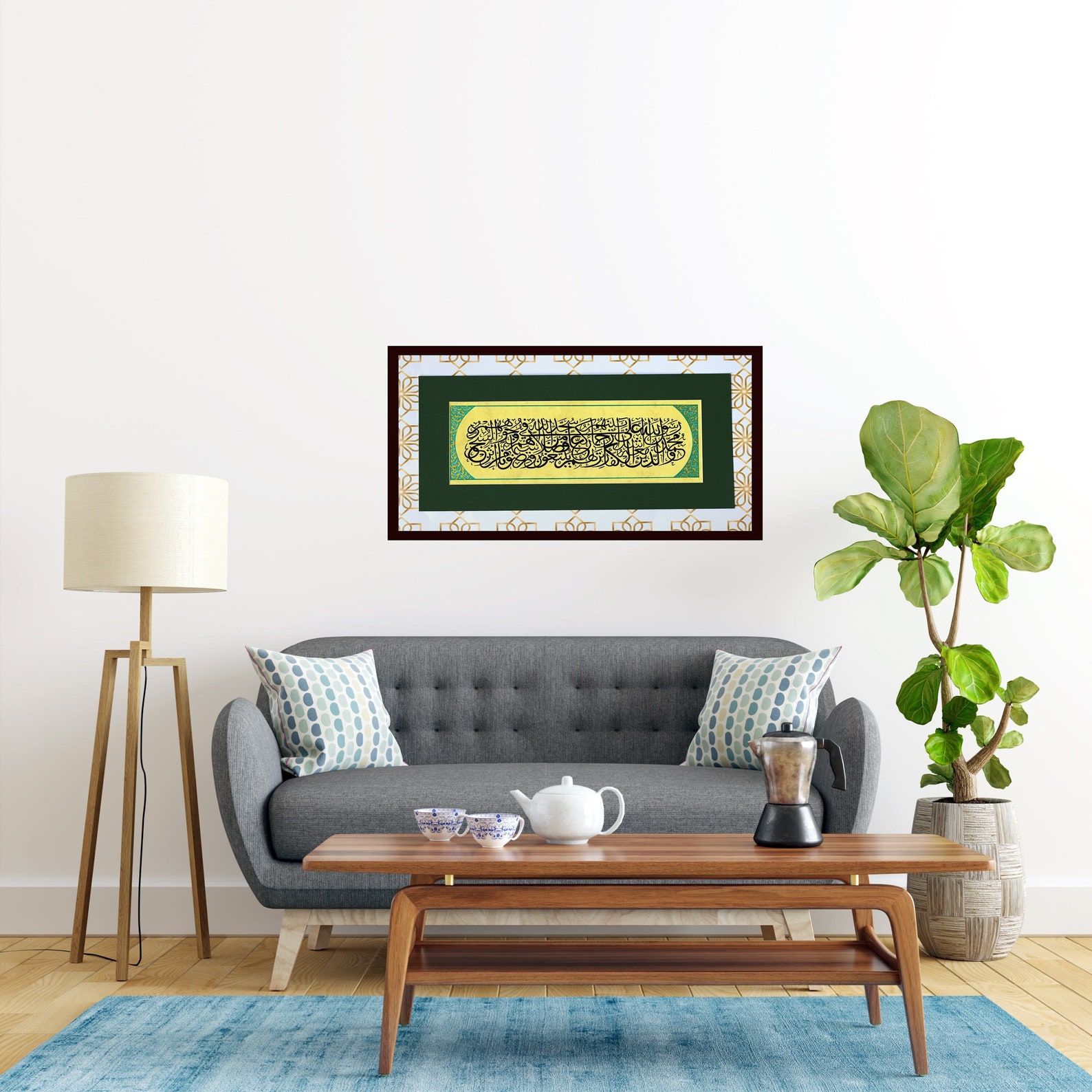 Handmade Islamic Art Handmade Arabic Calligraphy Hand Painting Ottoman ...