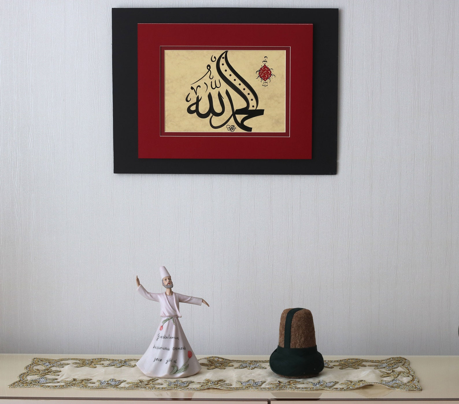 Islamic Calligraphy Handmade Arabic Calligraphy Hand Painting - Etsy