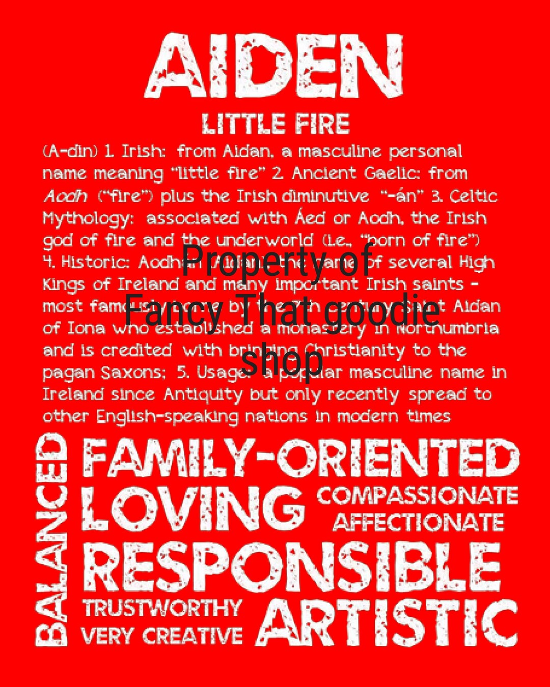 Name Meaning Digital Download - Etsy