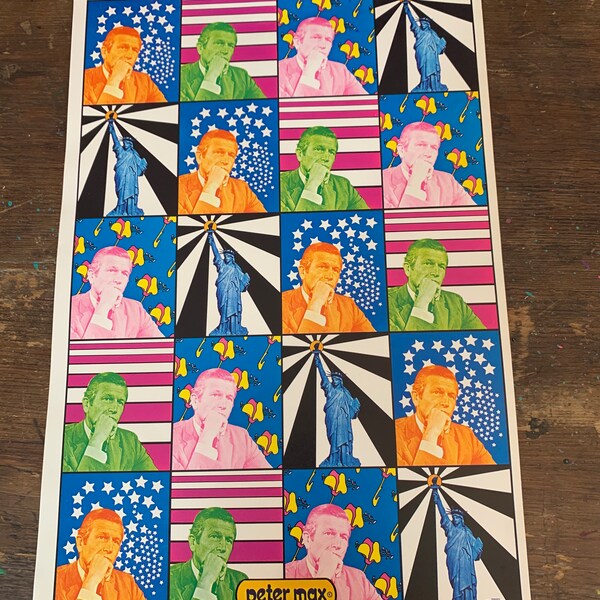 Peter Max Statue of Liberty Posters - Etsy