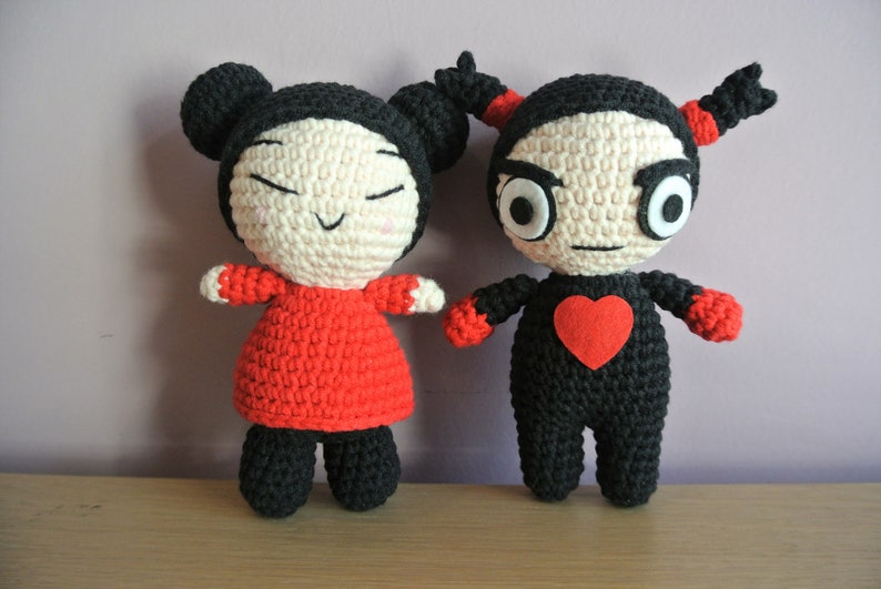 Crochet Pucca Amigurumi Handmade Crochet Amigurumi Pucca - Etsy