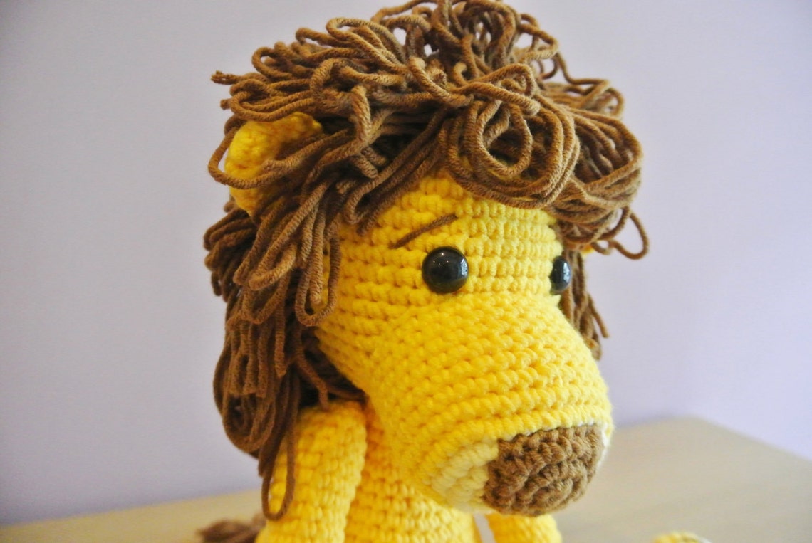 Leo Crochet Lion Amigurumi Handmade Crochet Amigurumi Toy - Etsy
