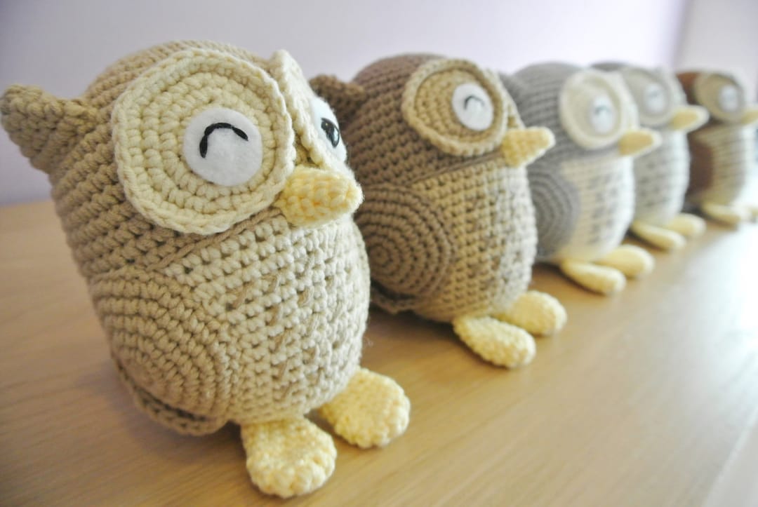 Owl Crochet Owl Amigurumi - Handmade Crochet Amigurumi Toy Doll ...