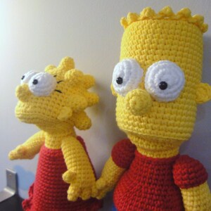 Crochet Lisa Simpson Amigurumi - Handmade Crochet Amigurumi Toy Doll ...