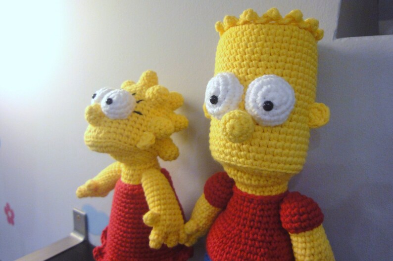Crochet Lisa Simpson Amigurumi Handmade Crochet Amigurumi - Etsy
