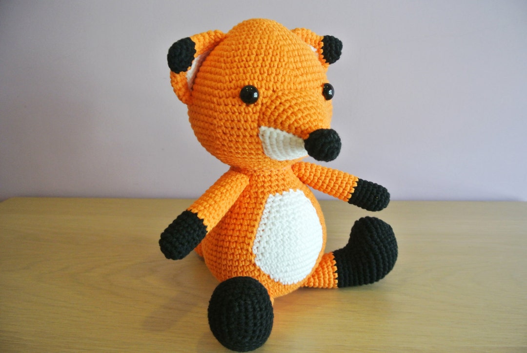 Chester Crochet Fox Amigurumi - Handmade Crochet Amigurumi Toy Doll ...