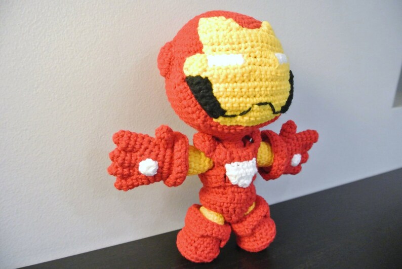 Crochet Iron Man Amigurumi Handmade Crochet Amigurumi Toy - Etsy