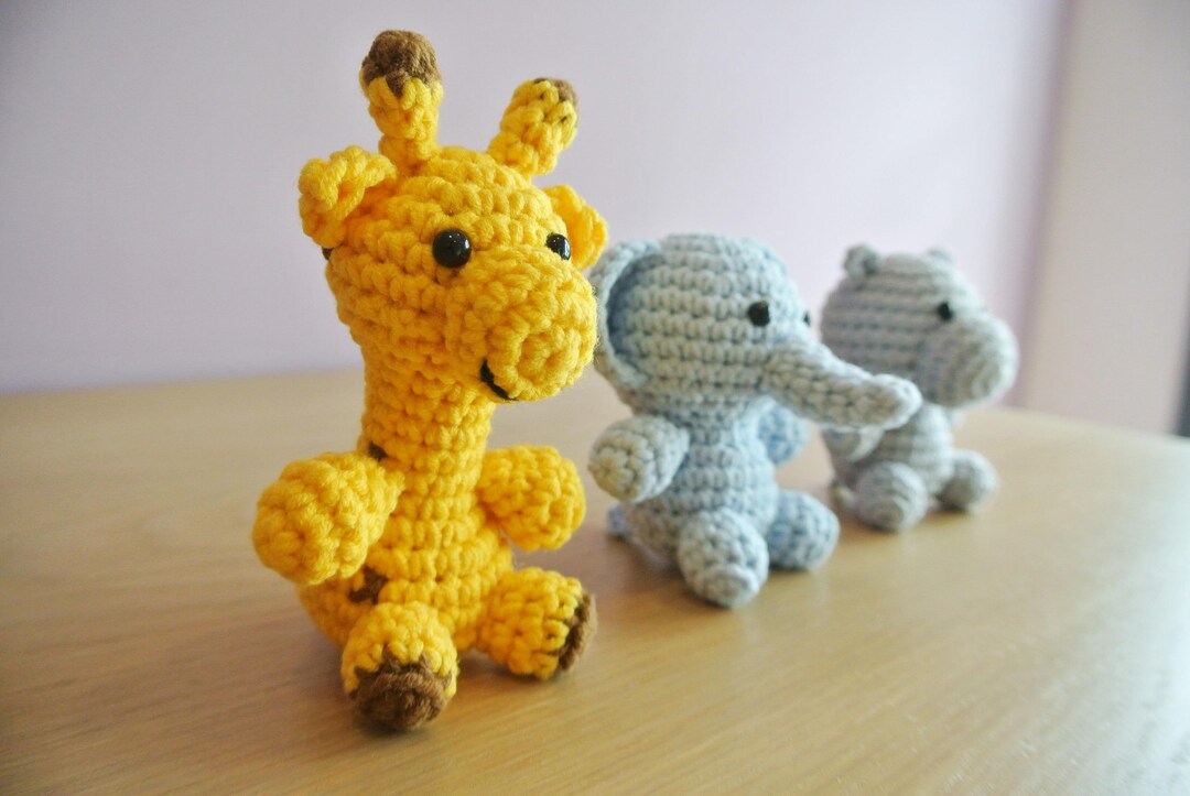 Crochet Safari Animal Amigurumi - Handmade Crochet Amigurumi Toy Doll ...