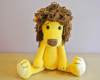 Patrón crochet León TYRION el león Amigurumi pdf tutorial