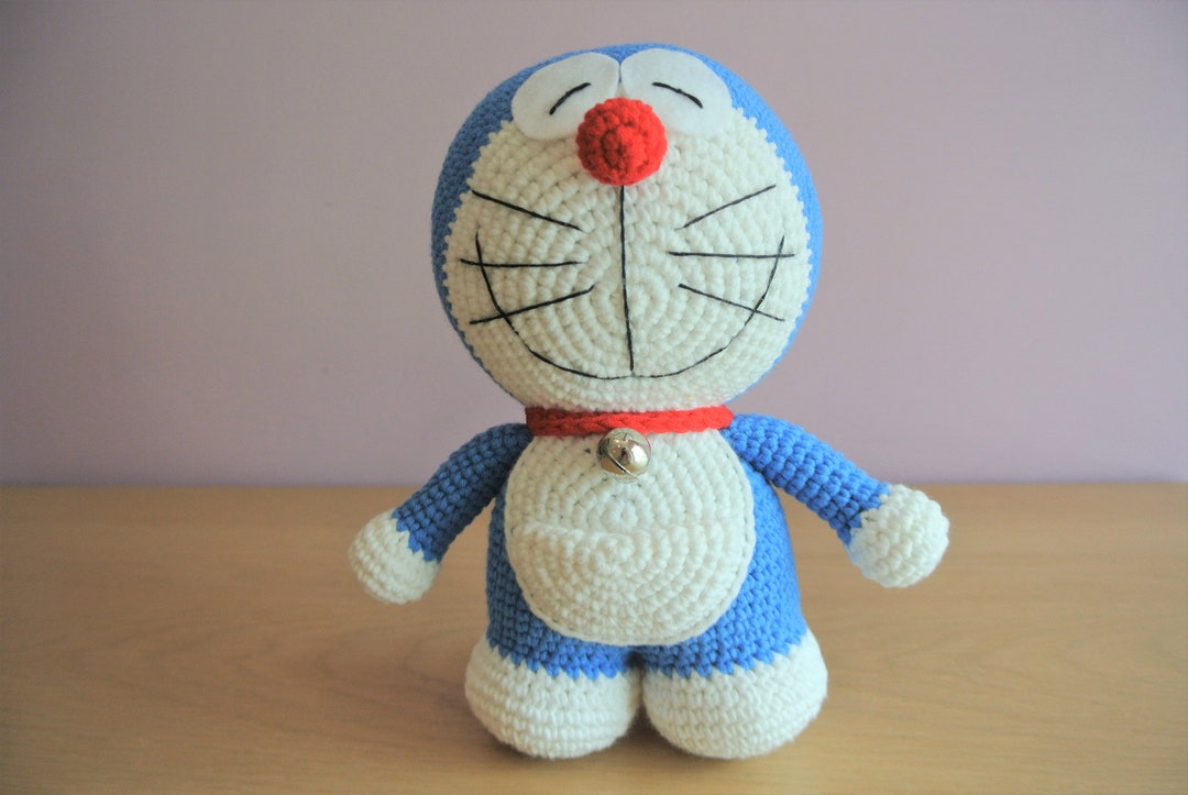 Crochet Doraemon Amigurumi - Handmade Crochet Amigurumi Toy Doll ...